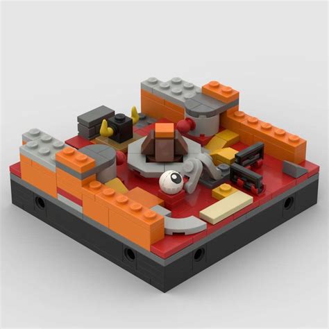 Lego Moc Scene 4 In 12x12 In Super Mario 64 Fit For Frame By Uminuo Rebrickable Build With Lego