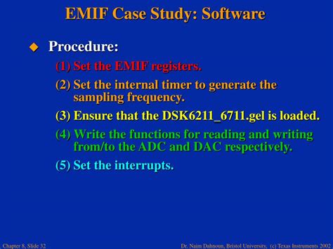 Ppt Chapter 8 External Memory Interface Emif Powerpoint Presentation Id622995