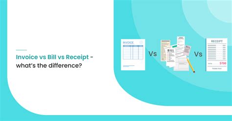 Invoice Vs Bill Vs Receipt Whats The Difference