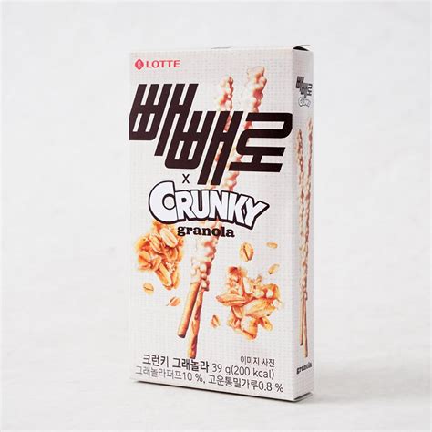 롯데웰푸드 크런키 그래놀라 빼빼로 메가마트몰