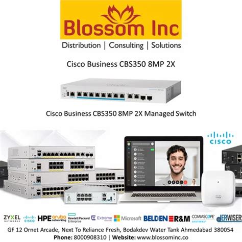 Cisco Business CBS350 8MP 2X Managed Switch At 130879 Piece Cisco Network Managed Switch In