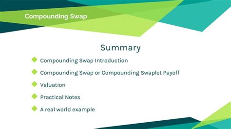 Compounding Swap Valuation Introduction And Practical Guide Ppt