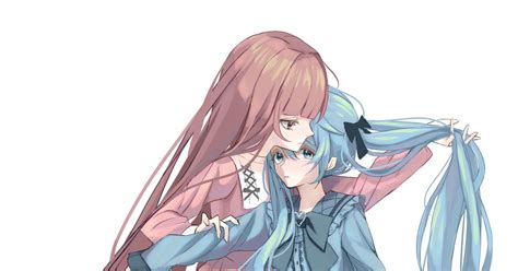 女の子 ルカ×ミク Miyonのイラスト Pixiv