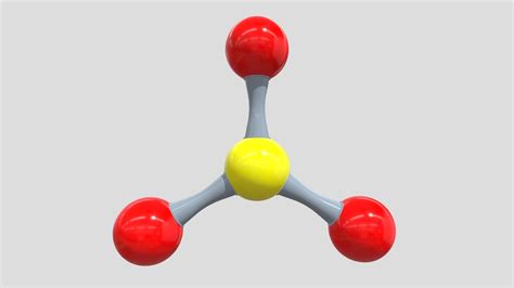Sulfur Trioxide Molecule So3 Buy Royalty Free 3d Model By Philip Storm Xingyun777 [2c1e0bb