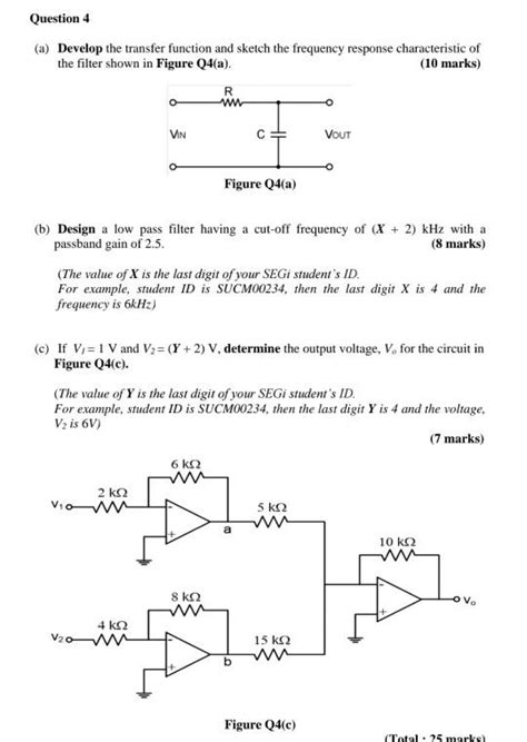 Solved Question A Develop The Transfer Function And Chegg
