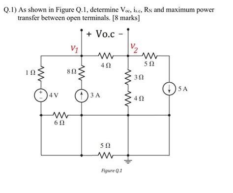 Solved Q As Shown In Figure Q Determine Voc Is C Rn Chegg