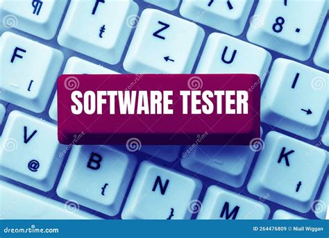 Conceptual Display Software Tester Concept Meaning Implemented To Protect Software Against