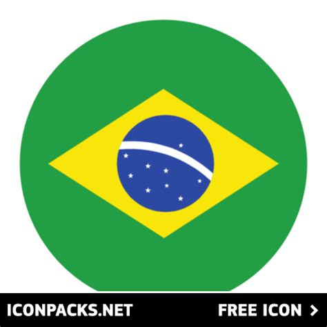 Free Brazil Flag Circular Svg Png Icon Symbol Download Image