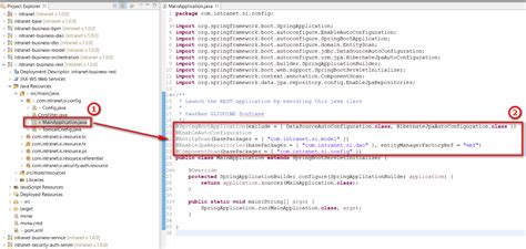 Unable To Run Spring Boot Application With Java Jar Not A Managed Type Stack Overflow
