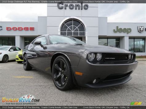 2013 Dodge Challenger Rt Plus Blacktop Granite Crystal Metallic Dark