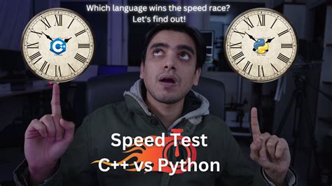 Which One Is Faster Python Py Or C Cpp Speed Test YouTube