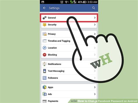 Ways To Change Facebook Password On Android WikiHow