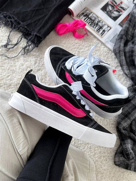 Жіночі кросівки Knu Old Skool Black Pink — ціна 2800 грн у каталозі Кросівки Купити жіночі речі