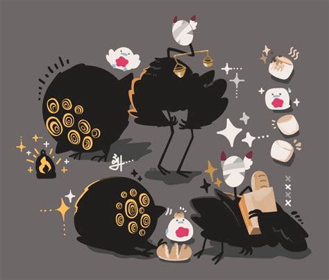 Punishing Bird Big Bird And Judgement Bird Project Moon And 1 More Drawn By Thatpebble