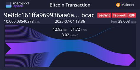 Transaction 9e8dc161ffa969936aa6a9b54d99daa9fdabec53268f0b72825b2d480882bcac Mempool