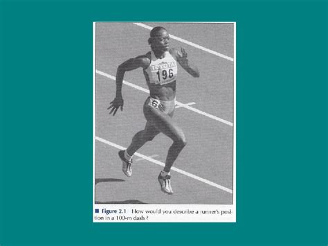 Chapter Linear Kinematics Describing Objects In Linear