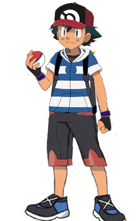 My Version Of Ash Ketchum Alola Version By Supersonicloonemon On