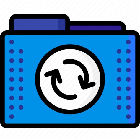 files folder folders refresh reload sync icon download on iconfinder