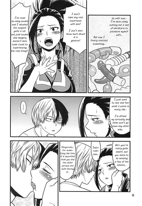 Rule 34 Comic Page Fanon Couple Headroom Momo Yaoyorozu My Hero Academia Sex Shouto Todoroki