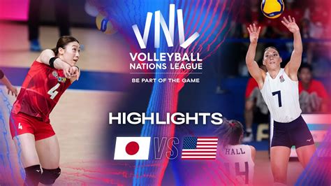 Jpn Vs Usa Highlights Week 3 Womens Vnl 2024