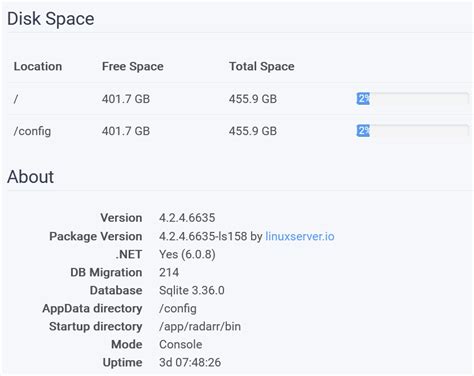 Fatal LidarrErrorPipeline Request Failed GET Api V1 Diskspace