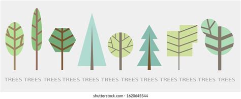Tree Collection Vector Images Stock Photos Vectors Shutterstock