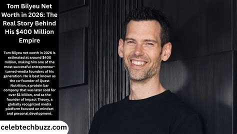 Tom Bilyeu Net Worth In 2026 The Real Story Behind His 400 Million Empire