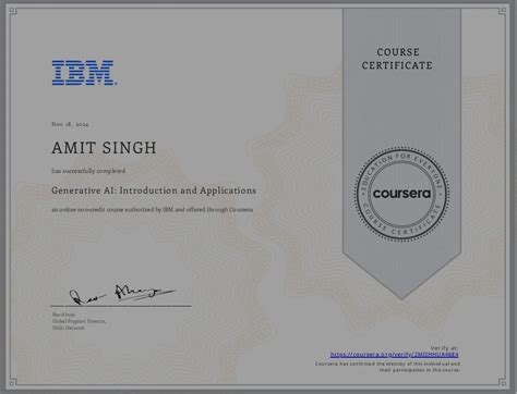 Amit Singh On Linkedin Generativeai Aicertification Innovation Machinelearning Deeplearning…