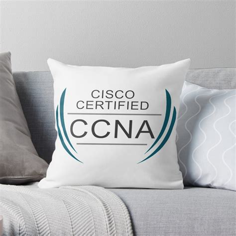 Cisco Certified Network Associate Ccna Badge Throw Pillow For Sale By