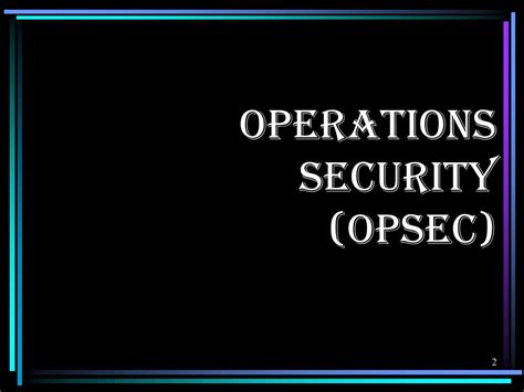 Ppt Operations Security And Force Protection Powerpoint Presentation Id4059948