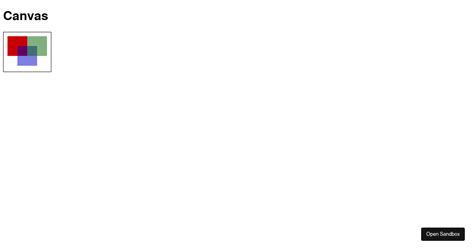 Canvas Codesandbox