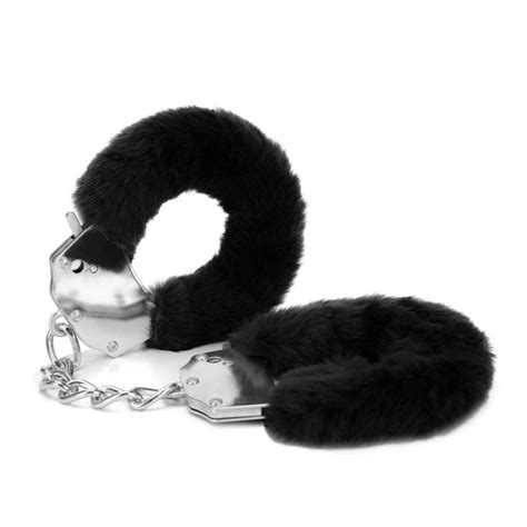 Me You Us Furry Handcuffs Black Sex Toys Simply Pleasure Simply Pleasure