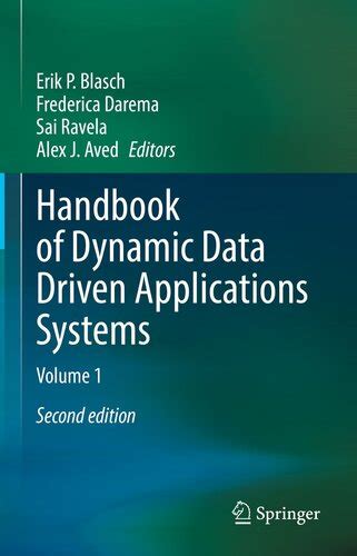 Handbook Of Dynamic Data Driven Applications Systems Volume 1 Pdf