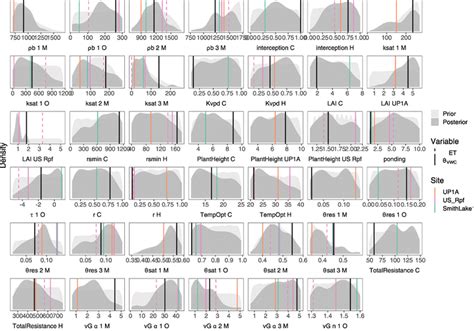 Distribution Of Behavioral Parameter Sets Vertical Lines For Each Site Download Scientific