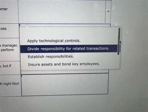 Solved Problem 8 1A Algo Analyzing Internal Control LO C1 Chegg Com