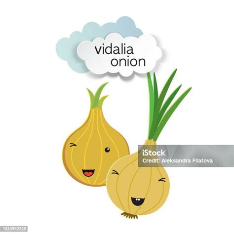 귀여운 양파 두 개와 종이 를 자른 구름 포스터 엽서 포장을 위한 템플릿 건강한 식생활에 대한 스톡 벡터 아트 및 기타 이미지 건강한 식생활 공예 공장 산업 건물