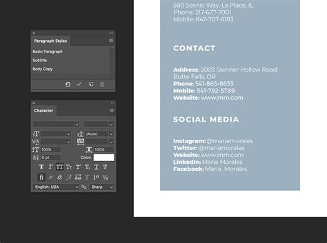 How To Make A Photoshop Resume Template Free Resume Download Envato Tuts