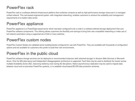 Powerflex Consumption Options Red Hat Openshift Virtualization With Dell Powerflex Dell