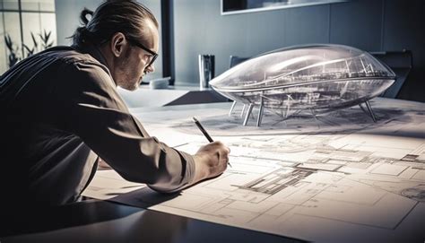 Architecture And Design An Architect Conceptualizing And Sketching Out Innovative Building