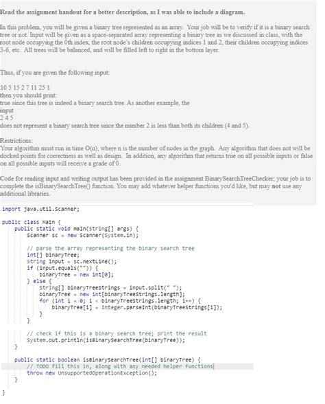 [solved] you will be given a binary tree represented as an array your