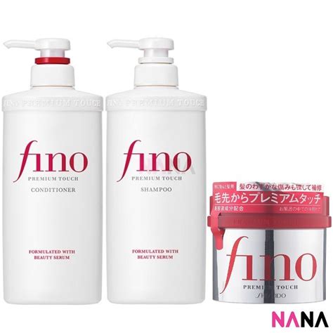 Shiseido Fino Premium Touch Hair Set Shampoo 550ml Cond Nana Mall