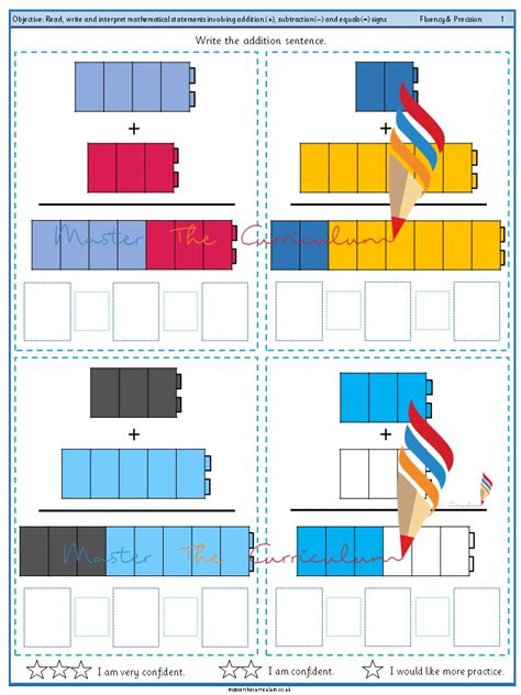 Year 1 Read Write And Interpret Mathematical Statements Involving