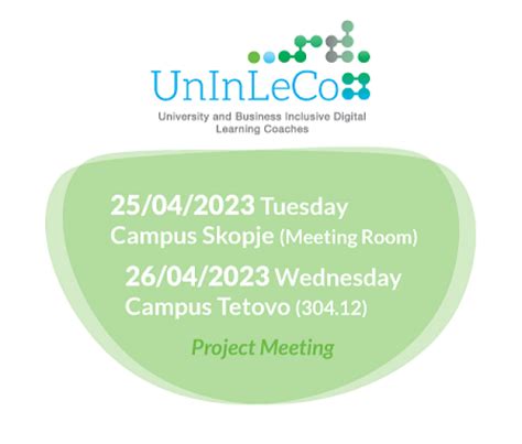 3rd Transnational Meeting Универзитет на Југоисточна Европа Известување