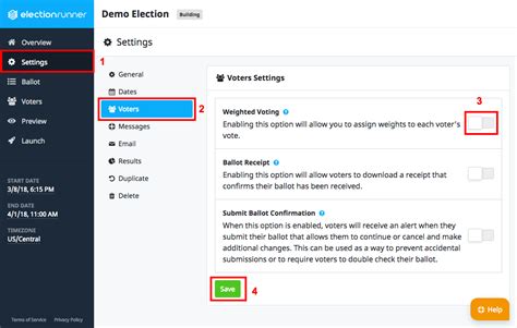 How To Use Weighted Voting Election Runner Support
