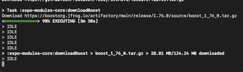 Gradle Re Downloads Expo Modules Core Dependencies Again Each Time A