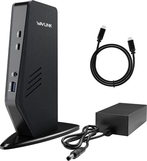 WAVLINK Docking Station For Laptop Dual Monitor 12 In 1 Displaylink Docking Station With Dual