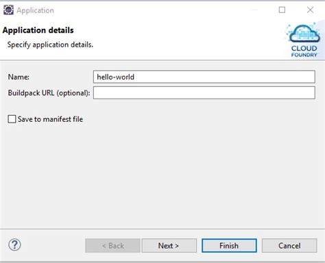 Deploying A Java Application For Cloud Foundry On Sap Community