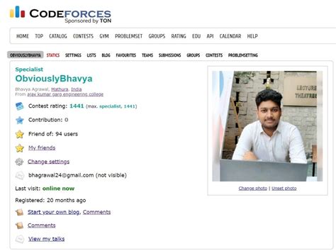 Bhavya Agrawal On Linkedin Codeforces Cpp Codingisfun Algorithms