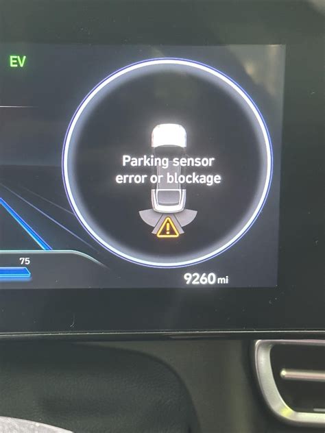 Parking Sensor Error Or Blockage When Reversing R Hyundai