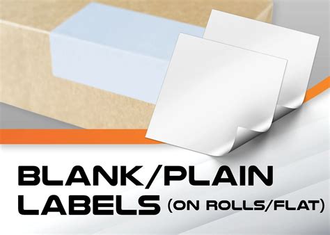 PLAIN BLANK LABELS
